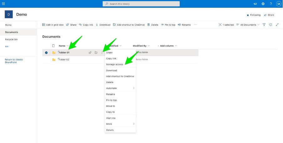 How Can I See Who Has Access To A SharePoint Folder 
